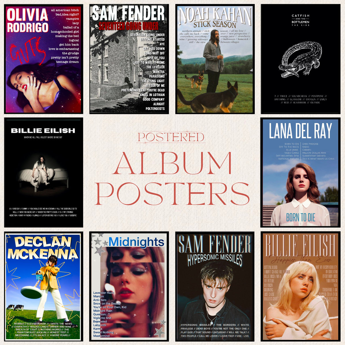 Album Art Posters – Postered