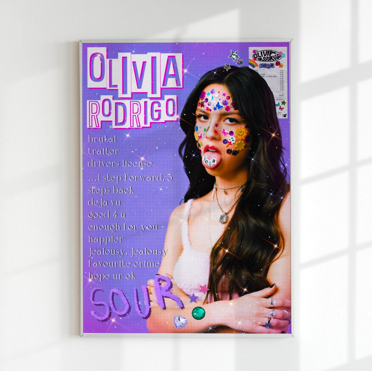 Olivia Rodrigo | SOUR album poster – Postered
