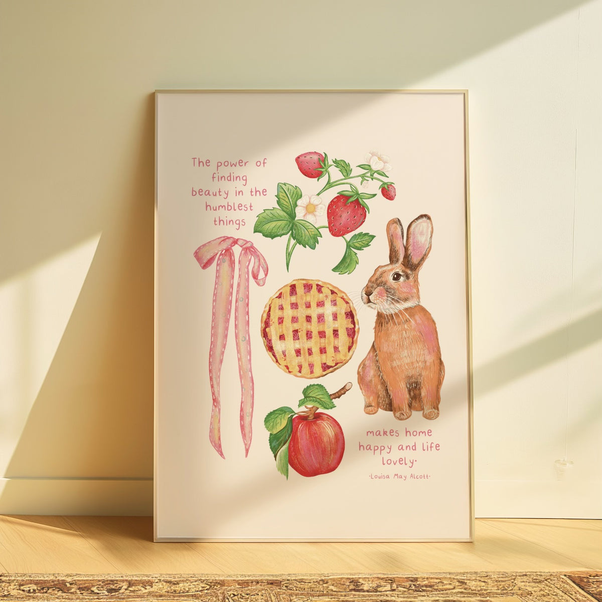 Countryside Louisa May Alcott | Art Print – Postered