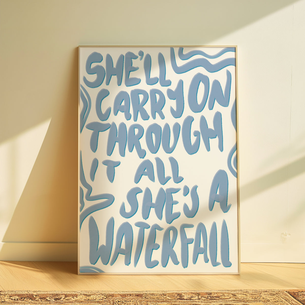 The Stone Roses | Waterfall – Postered