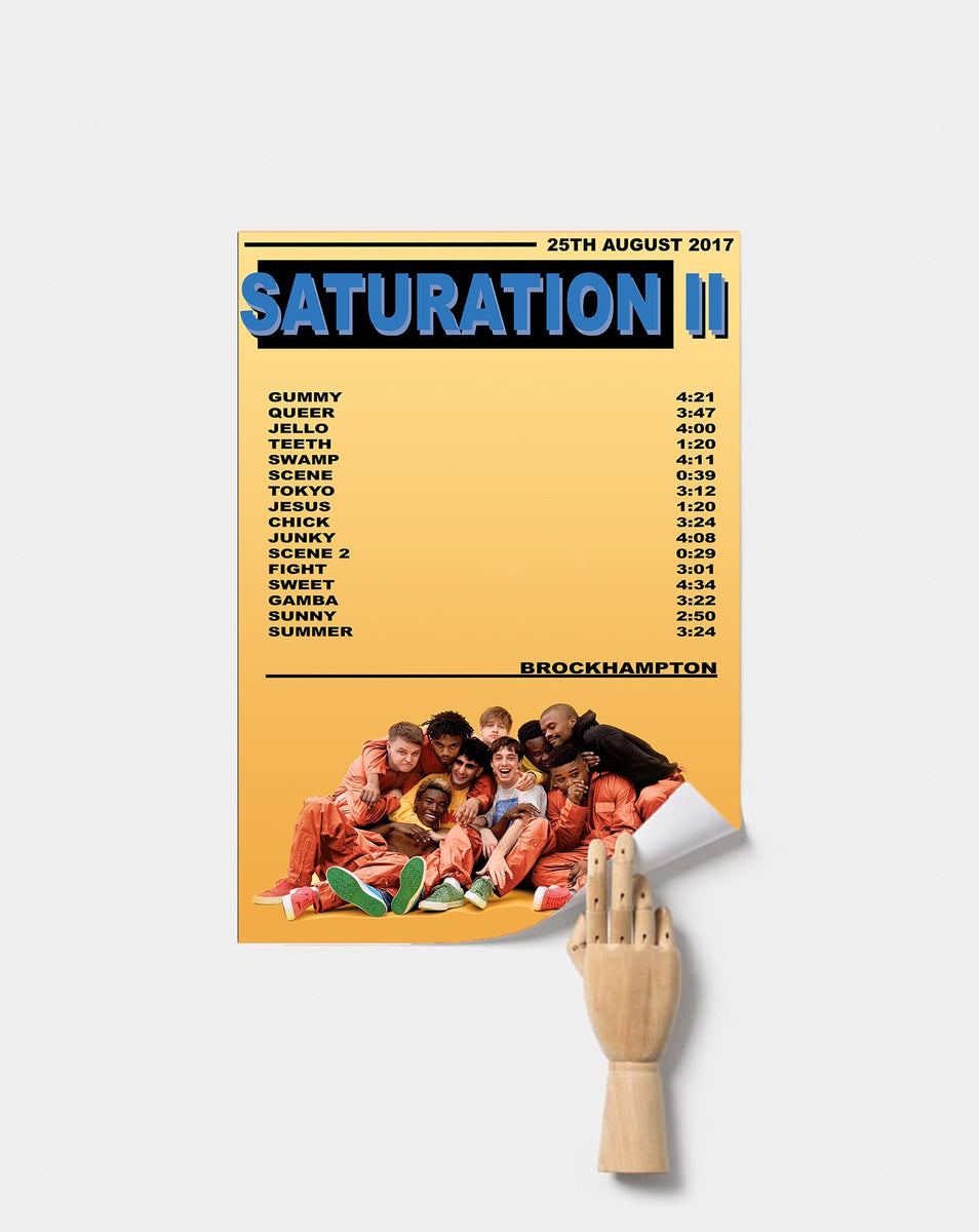 Brockhampton Poster | Saturation II – Postered