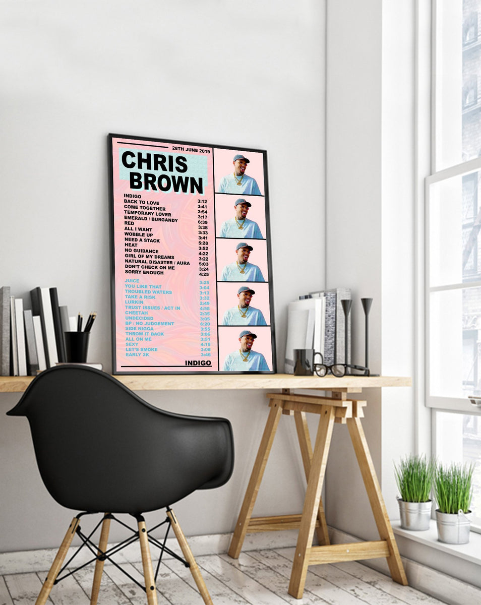 Chris Brown Poster | Indigo – Postered