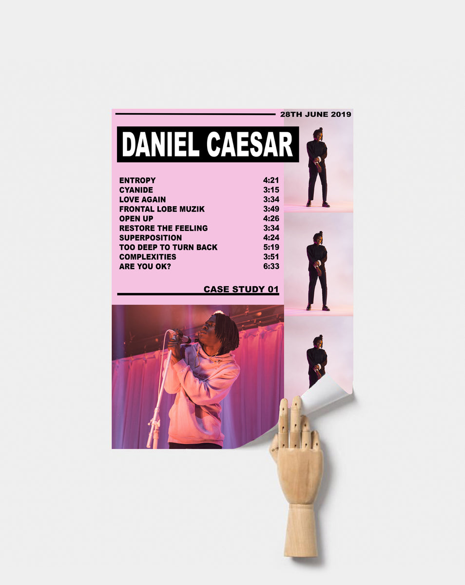 Daniel Caesar Poster | Case Study 01 – Postered