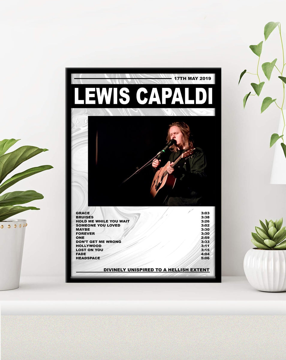 Lewis Capaldi Premium Music Poster – Postered