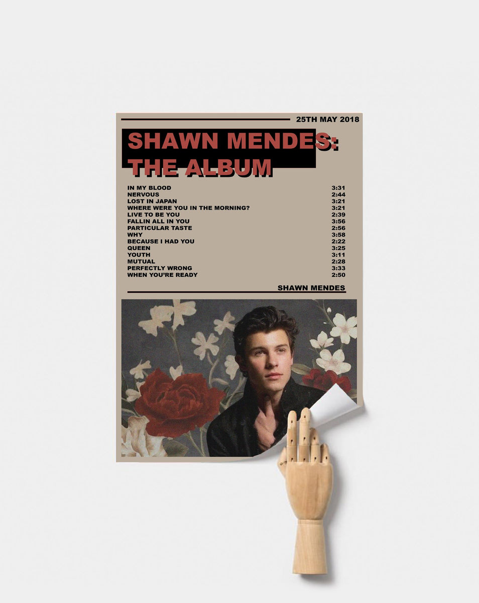 Shawn Mendes Premium Music Poster – Postered