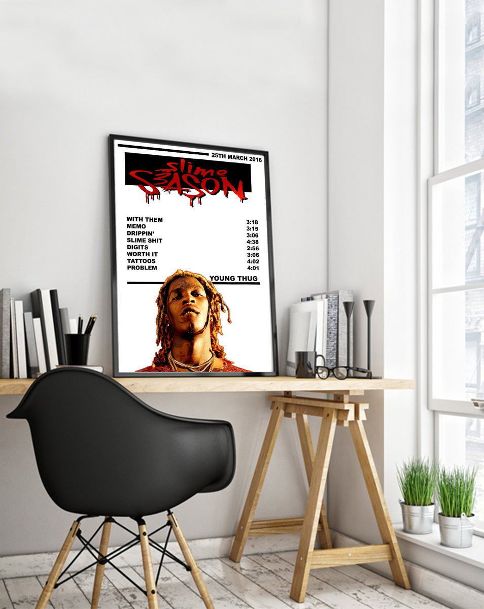 Young Thug Slime Season Premium Music Poster – Postered